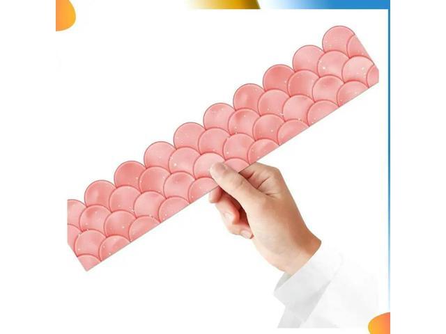 Click here for 2Pcs 20M Ombre Pink Scallops Bulletin Board Border... prices