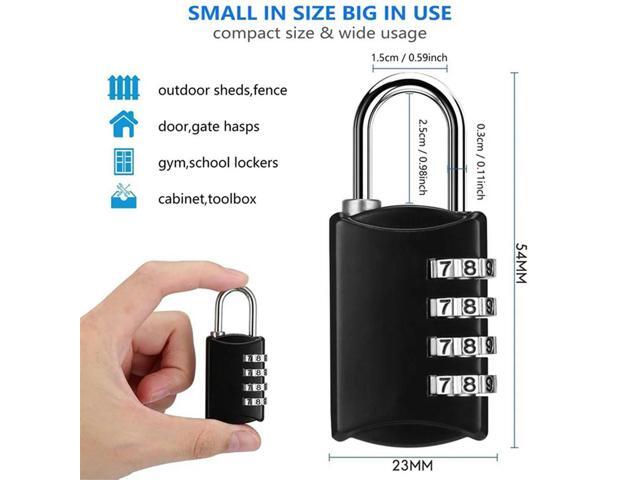 Click here for Combination-Padlock 4-Digit-Gym-Locker-Lock - 8 PC... prices