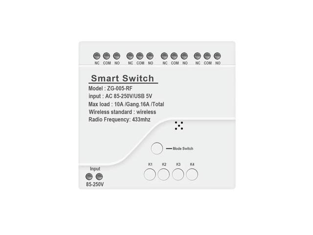 Click here for 4CH Zigbee Light Switch Module AC 85-250V RF433 Re... prices