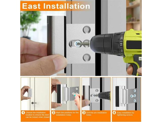 Click here for 2Pack Home Security Door Reinforcement Lock Securi... prices