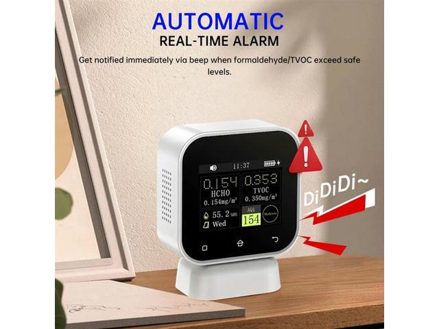 Click here for 4 In 1 Air Monitor Formaldehyde Detector HCHO TVOC... prices