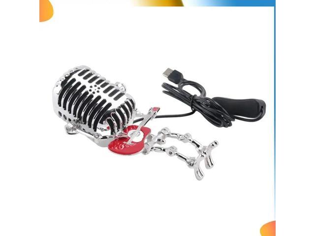 Click here for 2X Retro Style Vintage Microphone Robot Desk Lamp... prices