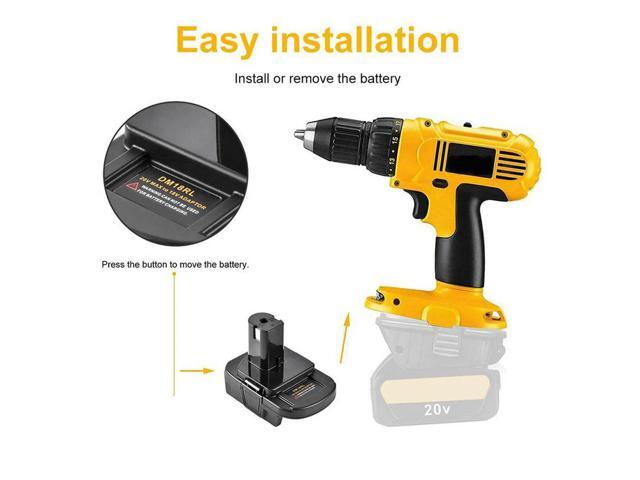Click here for 2 Pcs 20V To 18V Lithium Convertor Adapter For - D... prices
