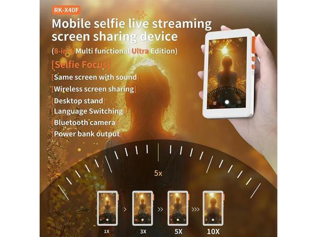 Click here for Versatile RK-X40F Magnetic Phone Selfie Monitor Sc... prices