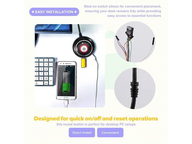 Click here for Computer Desktop Switch Button With Dual USB Port... prices