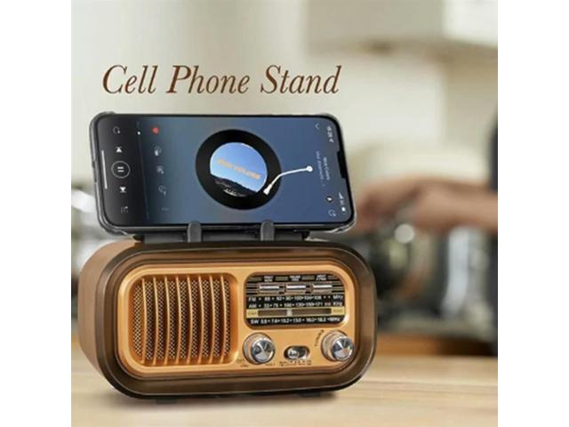 Click here for Retro Portable Radio - AM/FM/SW  Bluetooth  Solar/... prices