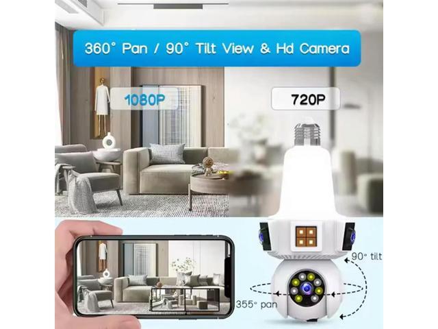 Click here for Dual Lens Mart Home Wireless Mini Cctv Camera Visi... prices