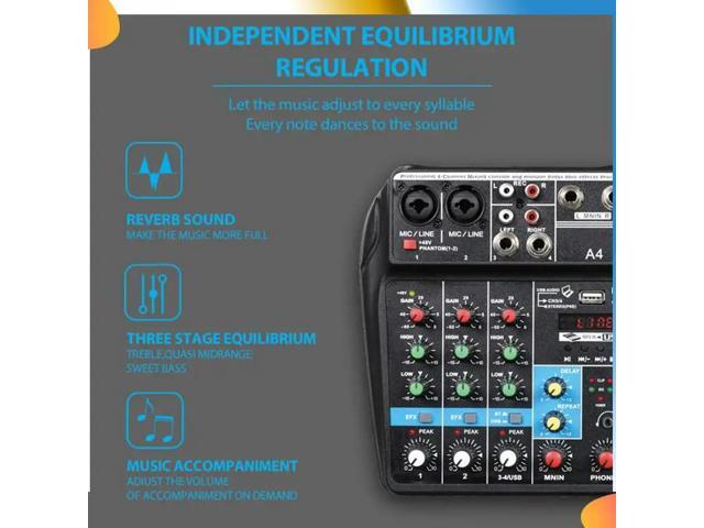 Click here for Professional 4 Channel Digital Mixer Sound Card Mi... prices
