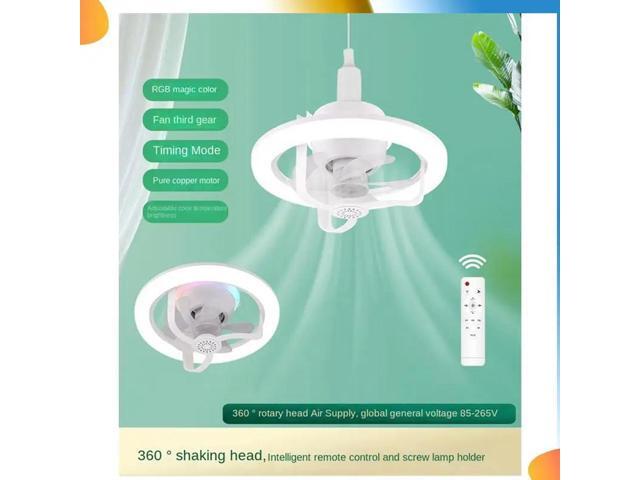 Click here for 360 ° Rotating Ceiling Fan Light E27 ligent Fan Wi... prices
