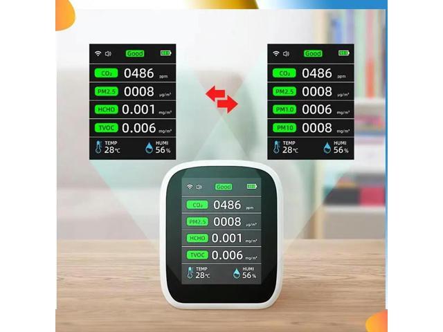 Click here for Tuya 8 &1 Air Monitor HCHO TVOC PM1.0 PM2.5 PM10 T... prices