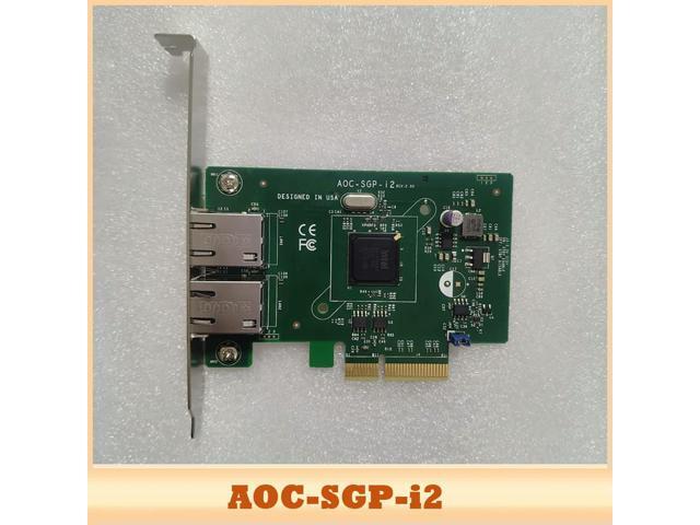Click here for For SU-PER AOC-SGP-i2 For I350-T2 AM4 PCI-E dual p... prices