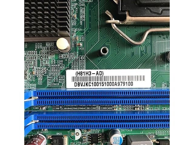 Click here for Desktop Motherboard For X4630 H81H3-AD V1.0 LGA115... prices