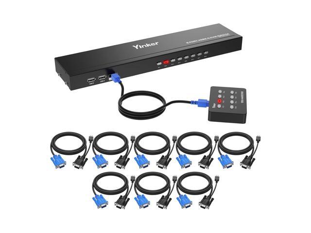 Click here for VGA KVM 8 Ports  USB VGA Rackmount KVM + 8 KVM Cab... prices