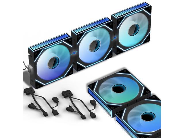 Click here for Daisy Chain Case Fan:5 Pack 120mm PC RGB Fans Comp... prices