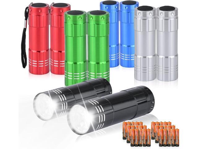 Click here for 10 Pack of Flashlights 9 LED Mini Aluminum Flashli... prices