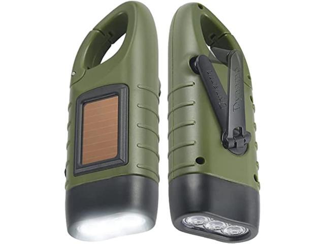 Click here for Simpeak 2-Pack Hand Crank Solar Powered LED Flashl... prices