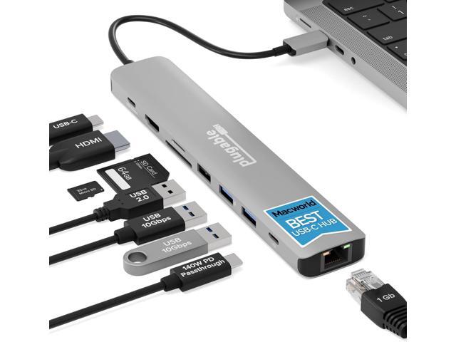 Click here for Plugable USB C Hub Multiport Adapter: 9-in-1 with... prices