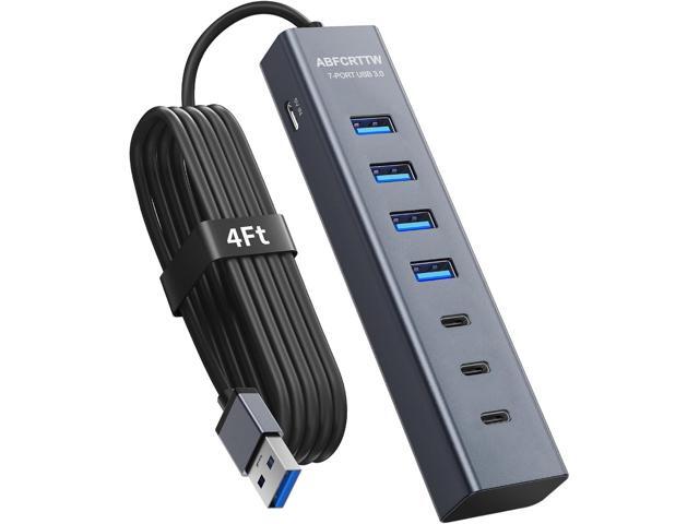 Click here for 4Ft 7-Port USB Hub 3.0 for Desktop  4 USB-A & 3 US... prices
