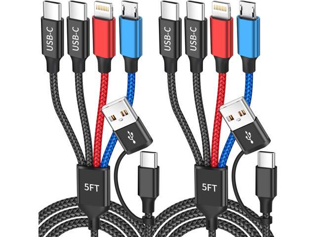 Click here for Travel 4 in 2 Charging Cable with Dual Type-C Port... prices