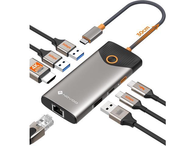 Click here for NOVOO USB C Hub  7in1 USB C Dock with 4K@60Hz HDMI... prices