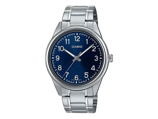 Click here for Casio Mens MTPV005D2B4 Analog Dress Watch Navy Blu... prices