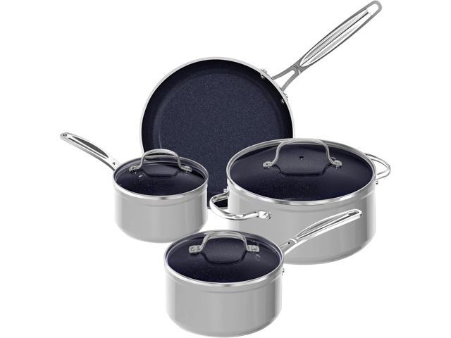 Click here for Nuwave 7pc Cookware Set Healthy Duralon Blue Ceram... prices