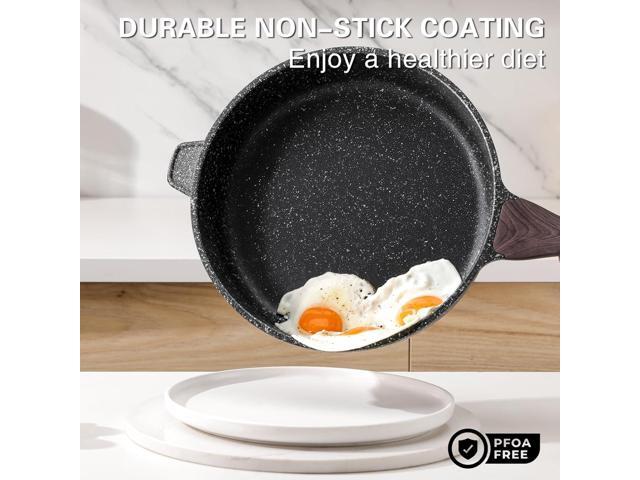 Click here for Nonstick Deep Frying Pan with Lid  12 Inch Large S... prices