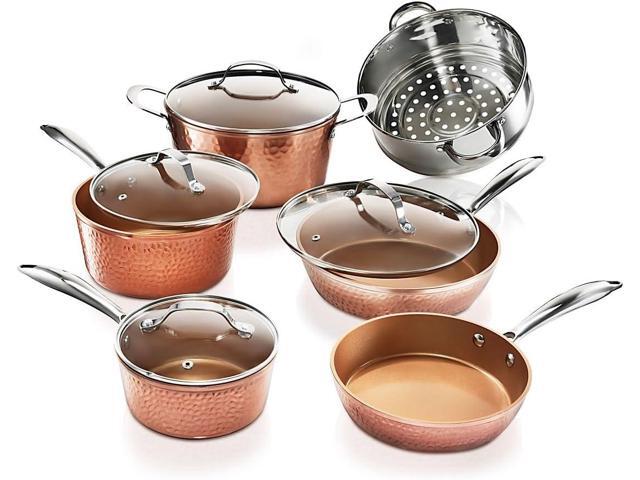 Click here for Gotham Steel Hammered 15 Pc Ceramic Cookware Set... prices