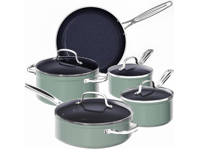 Click here for Nuwave 9pc Cookware Set Healthy Duralon Blue Ceram... prices