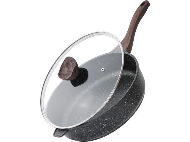 Click here for Nonstick Deep Frying Pan with Lid  11 Inch Non Sti... prices