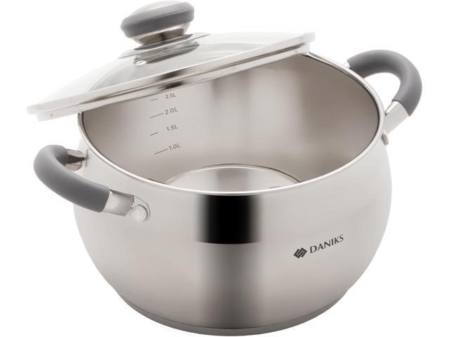 Click here for Daniks Modern Stainless Steel Stock Pot with Glass... prices