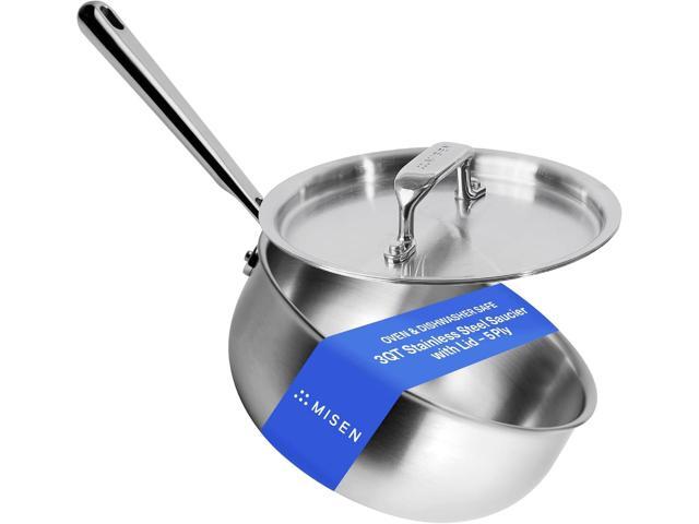 Click here for Misen 5-Ply Stainless Steel Saucier with Lid Induc... prices