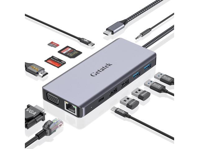 Click here for Getatek12-in-1 Docking Station with 4K HDMI VGA Et... prices