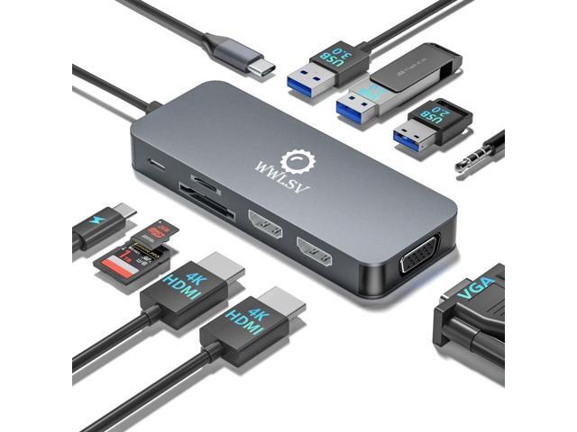 Click here for USB C Hub  10-in-1 Docking Station Dual Monitor wi... prices