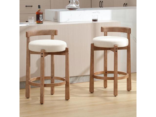 Click here for HEAH-YO Mid Century Modern Bar Stools Set of 2  26... prices