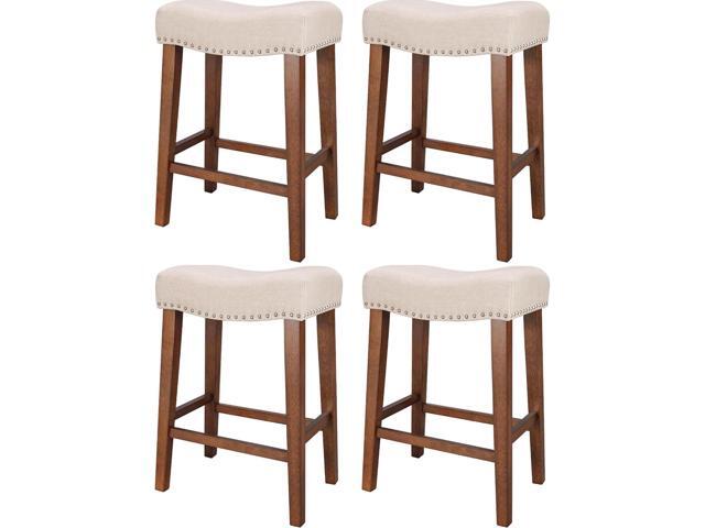 Click here for PrimeZone Counter Height Bar Stools Set of 4 - Bac... prices
