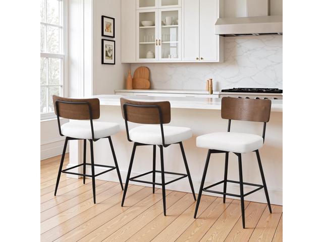 Click here for Counter Height Swivel Bar Stools Set of 3  Upholst... prices