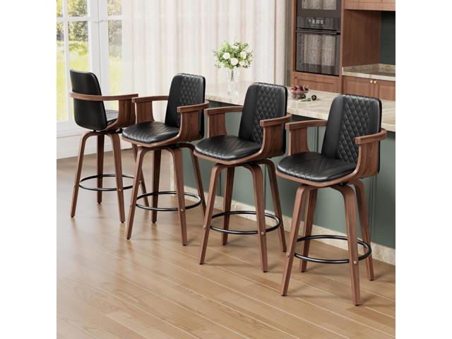 Click here for Bar Stools Set of 4  26 Swivel Barstools with Back... prices