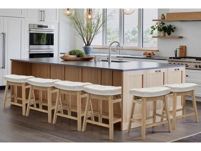Click here for Counter Height White Bar Stools Set of 6 for Kitch... prices
