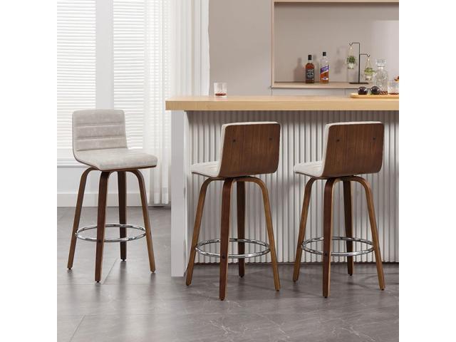 Click here for Bar Stools Set of 3 Swivel Bar Stools with Backs... prices