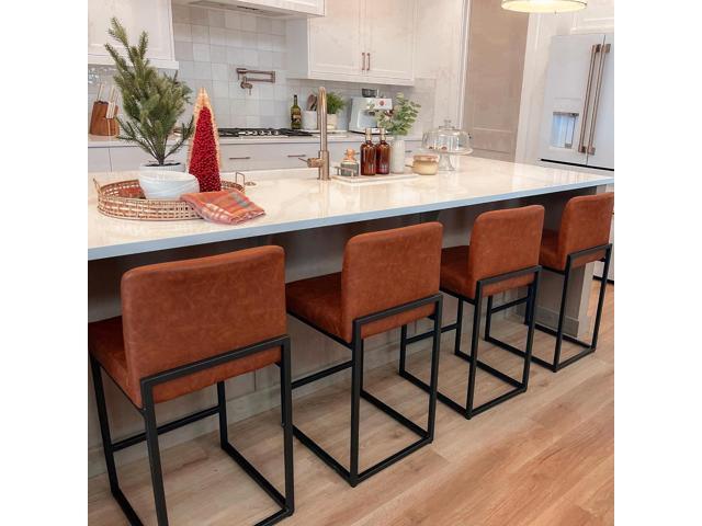 Click here for ALPHA HOME 24 Bar Stools Set of 4 Counter Height B... prices