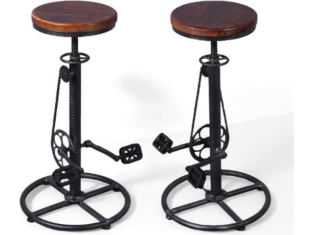 Click here for Set of 2 Industrial Bar Stool-Swivel Vintage Coffe... prices