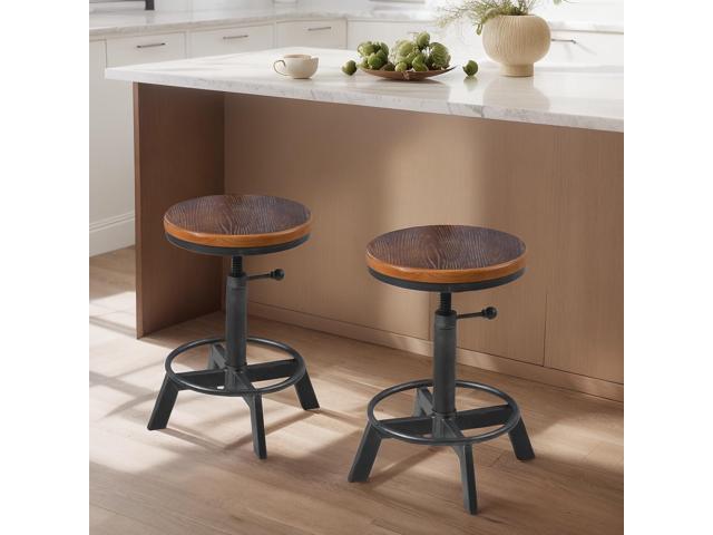 Click here for Set of 2-Industrial Bar Stool-Rustic Counter Heigh... prices