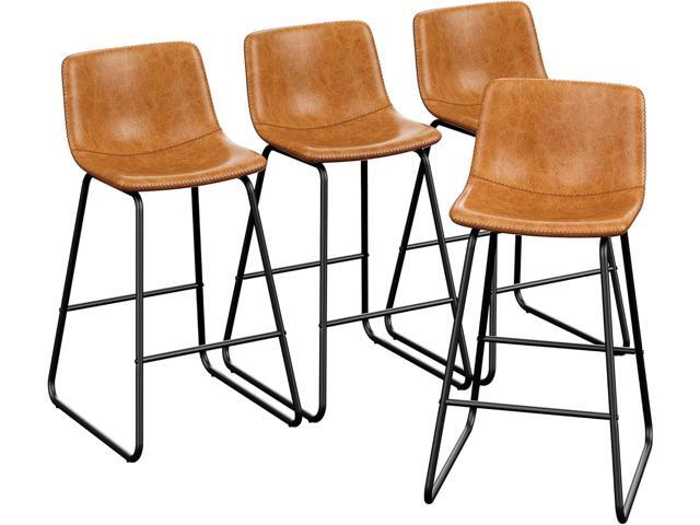 Click here for Bar Stools Set of 4  PU Leather Counter Height Bar... prices