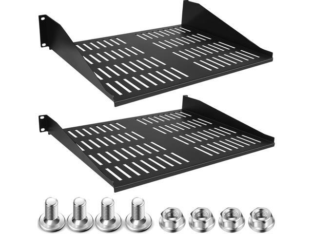 Click here for 2 Pcs 1U 2U Server Rack Shelf Universal Vented Rac... prices