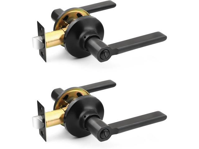 Click here for Mengico 2 Pack Privacy Door Handle  Matte Black In... prices