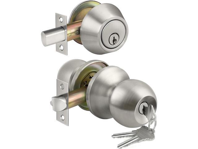 Click here for BESTTEN Keyed Same Exterior Door Knob and Single C... prices