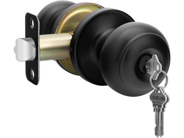 Click here for goldenwarm Black Exterior Door Knob Keyed Entry Do... prices