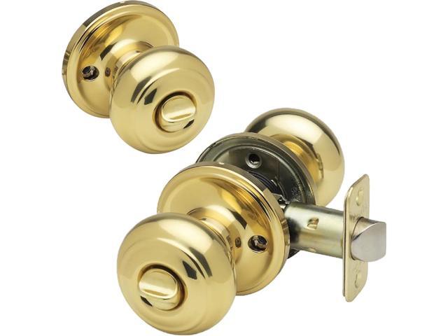 Click here for Copper Creek Polished Brass Door Knobs - Round Col... prices