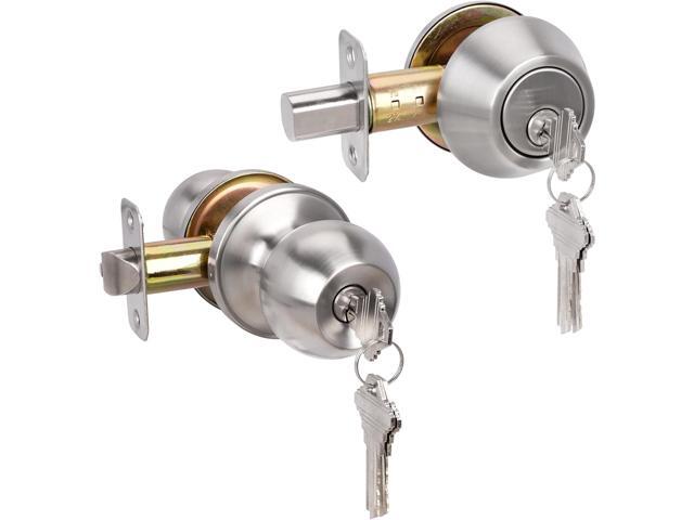 Click here for HOSOM Entry Door Knob and Single Cylinder Deadbolt... prices